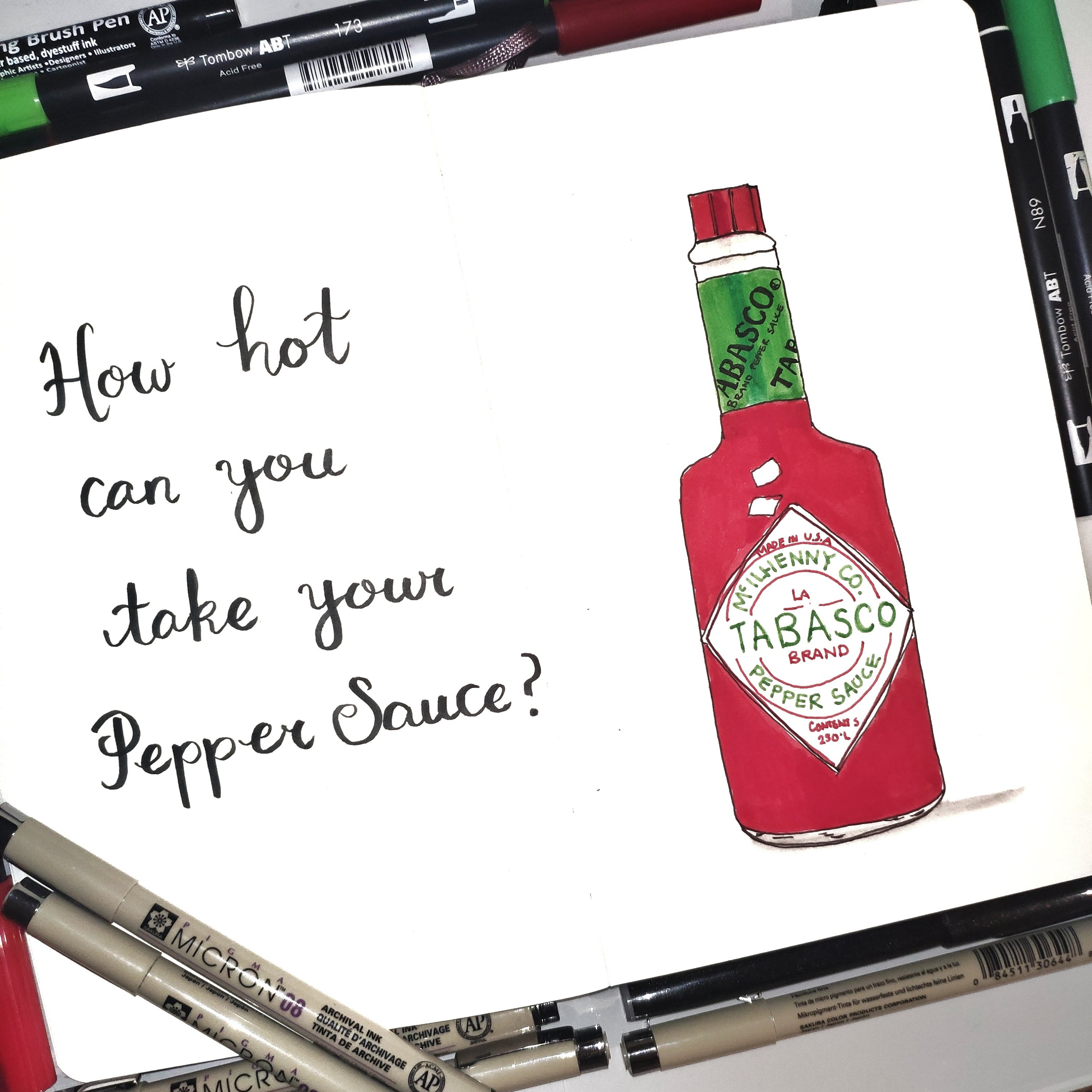 Tabasco sauce drawing – BulanLifestyle.com